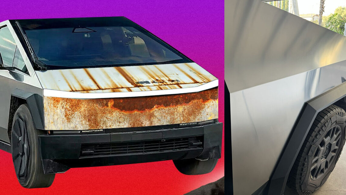 79,900 Brand-New Tesla Cybertrucks Showing Rust, Why So Soon? - Gadget ...