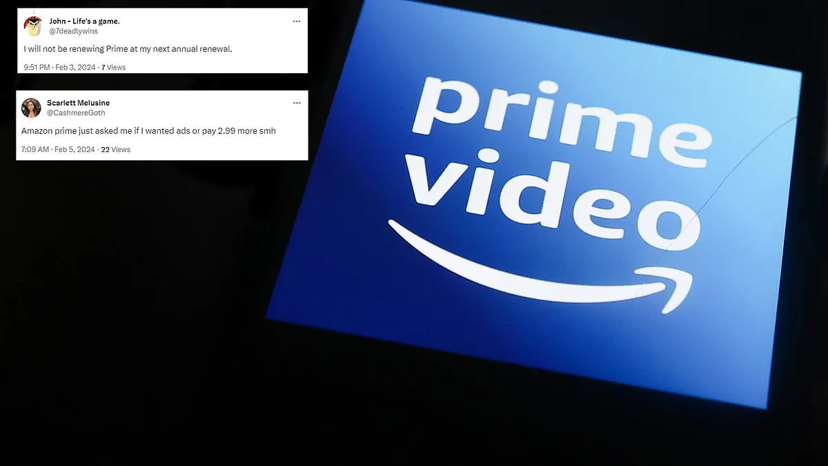 Amazon Prime’s New Ad Update Sparks Outrage - Users Call It ‘Unbearable ...